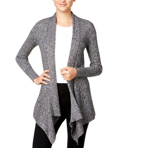 Bar III | Sweaters | Bar Iii Openfront Waterfall Cardigan Grey | Poshmark